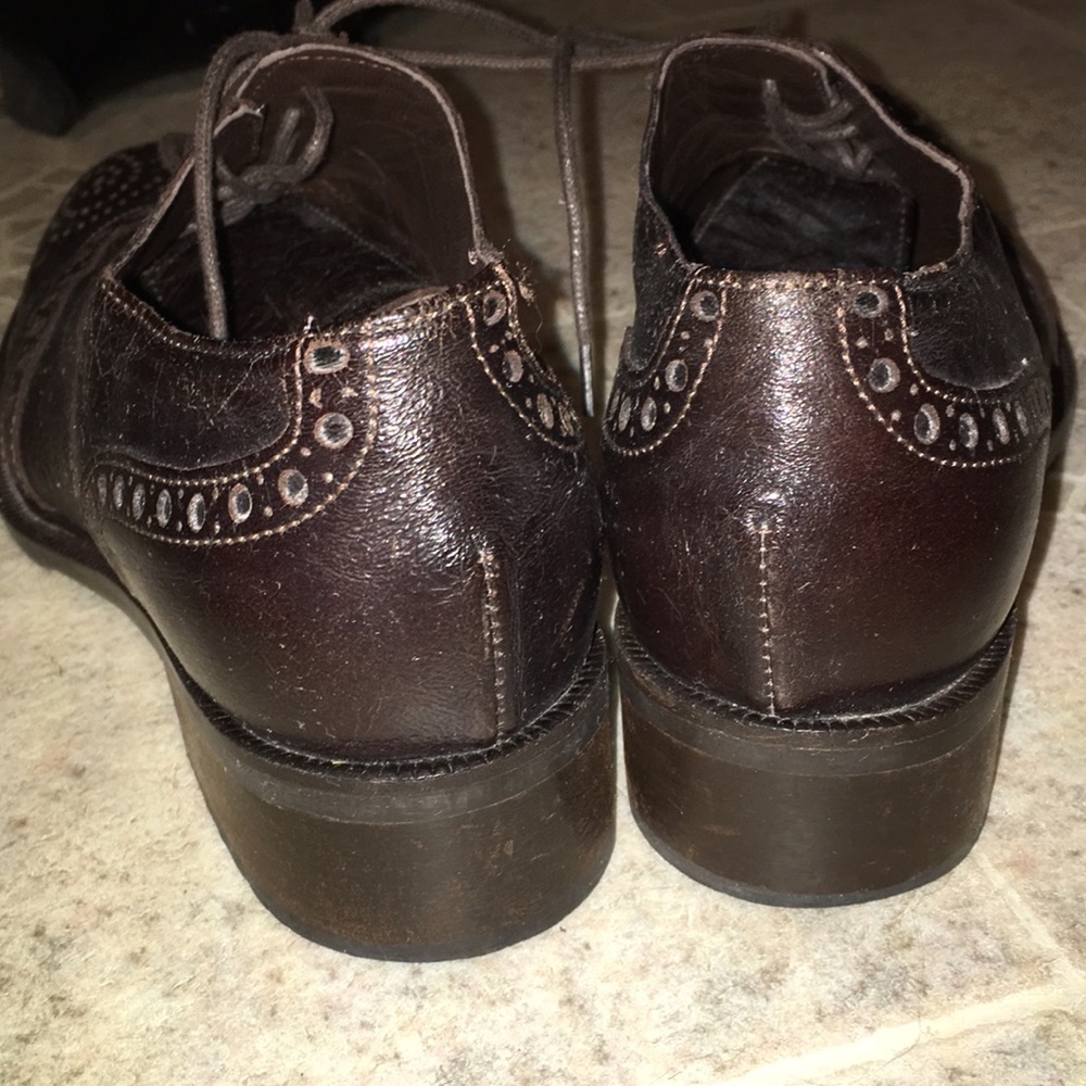 Daniele Tucci Made In Italy Leather Brogues Euc - Gem